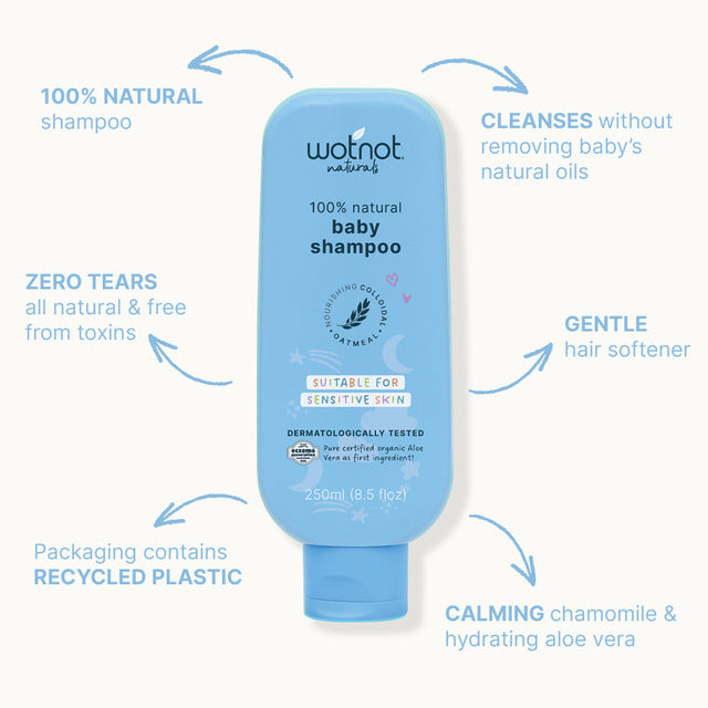 Organic Baby Shampoo | Natural Baby Skincare Products – Wotnot Naturals ...