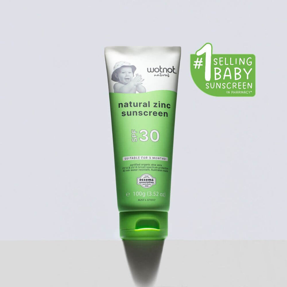 30 Spf Natural Baby Sunscreen | Organic Sunscreen – Wotnot Naturals ...