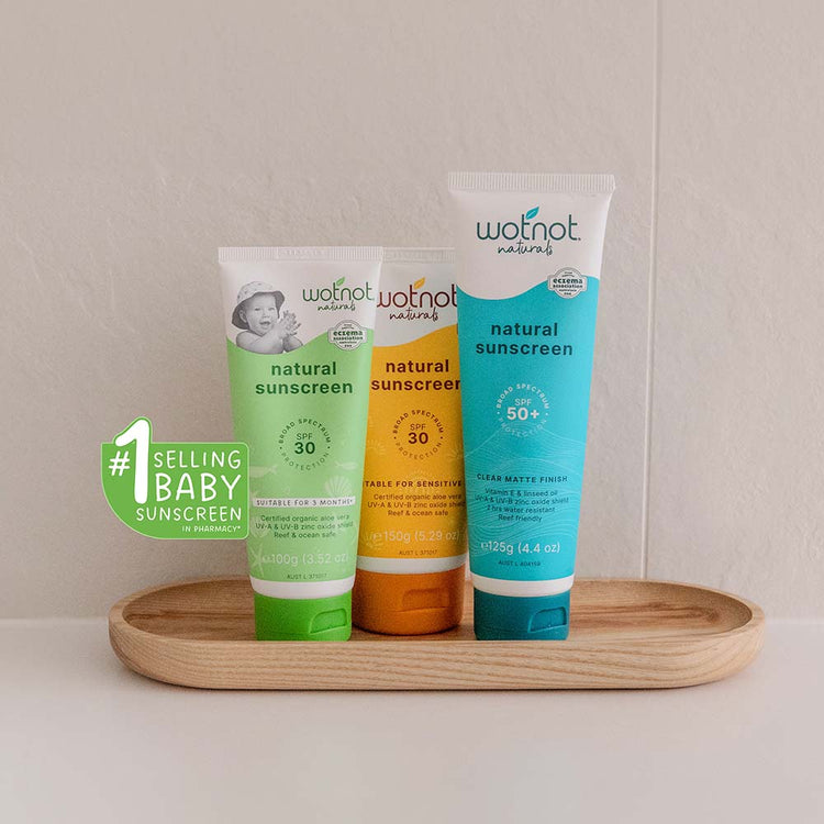 30 Spf Natural Sunscreen | Organic Sunscreen – Wotnot Naturals Australia